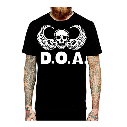 Sudden Death Records - D.O.A. - Airborne T-Shirt